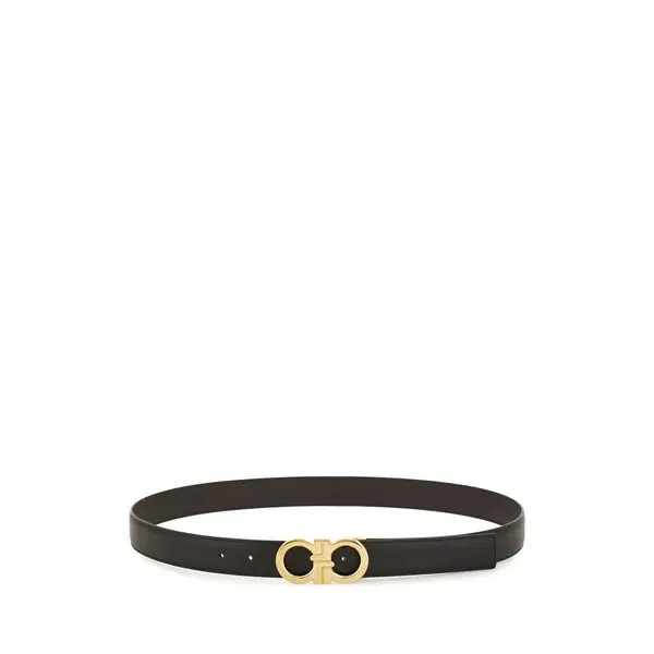 FERRAGAMO Gancini Belt - Black