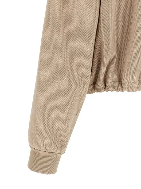 Brunello Cucinelli Zip-up Hoodie With Heraldic Patch