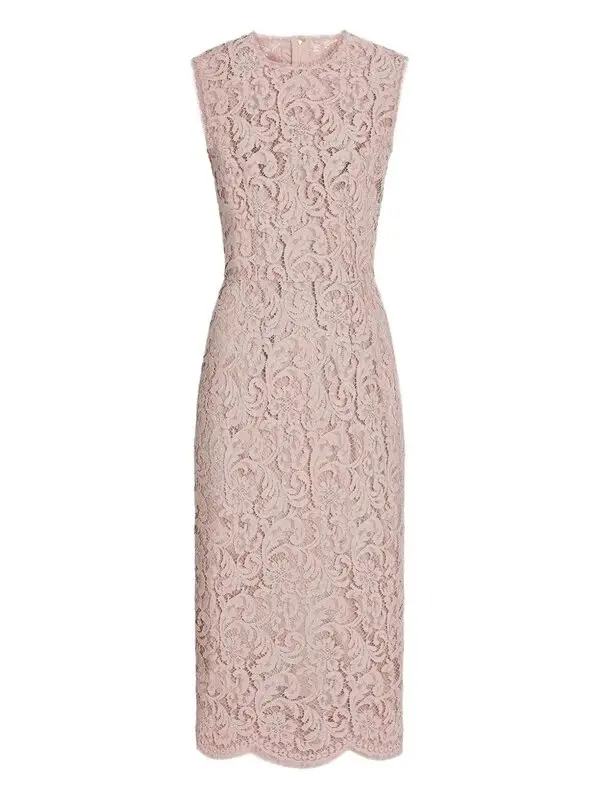 Dolce & Gabbana Embroidered Cotton Dress - Multicolor
