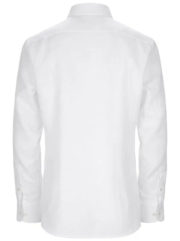BOSS Camicia In Lino - White