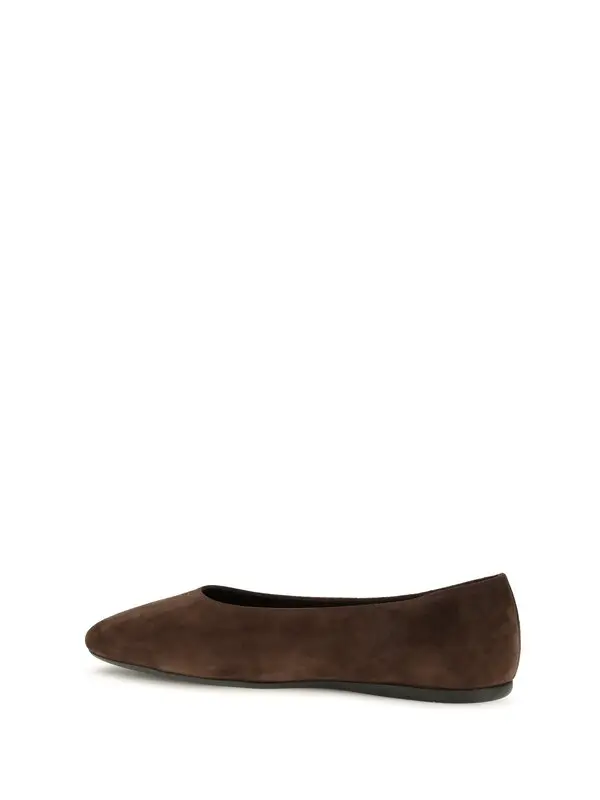 Prada Crochet Ballerinas With Buckle Detail