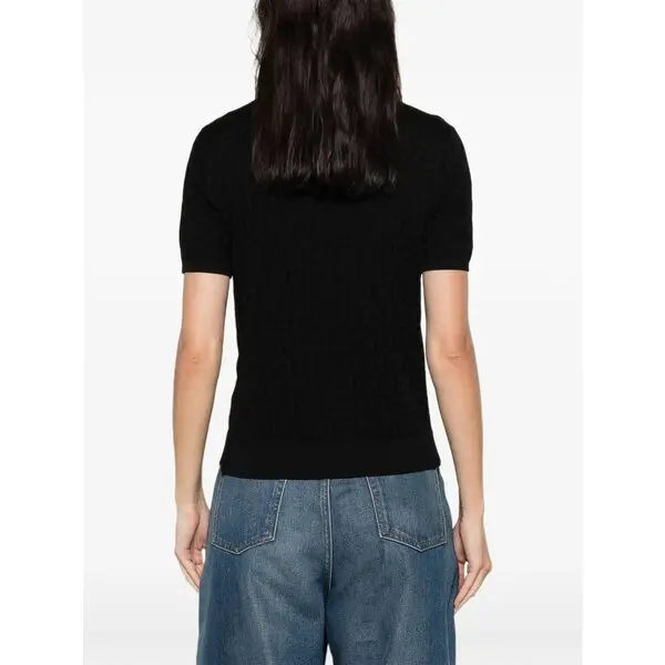 Fendi All-over Pattern Short Sleeve Top
