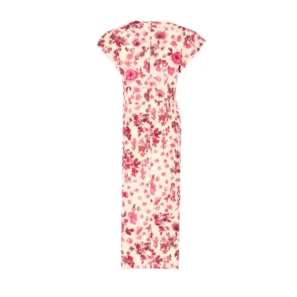 Isabel Marant Étoile Terenae Dress Floral Print Silk Blend - Pink