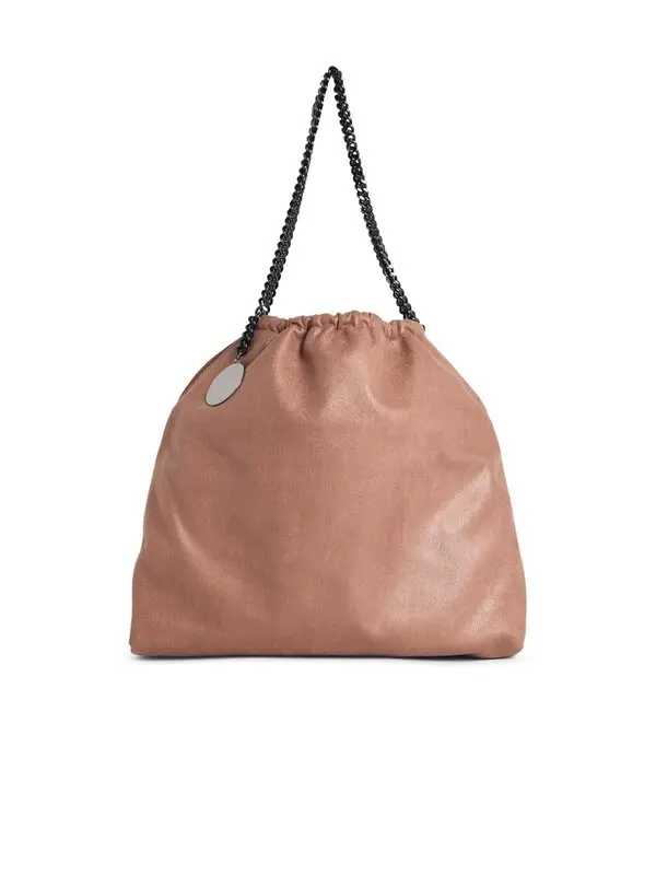 Stella McCartney Falabella Shoulder Bag With Drawstring - Brown