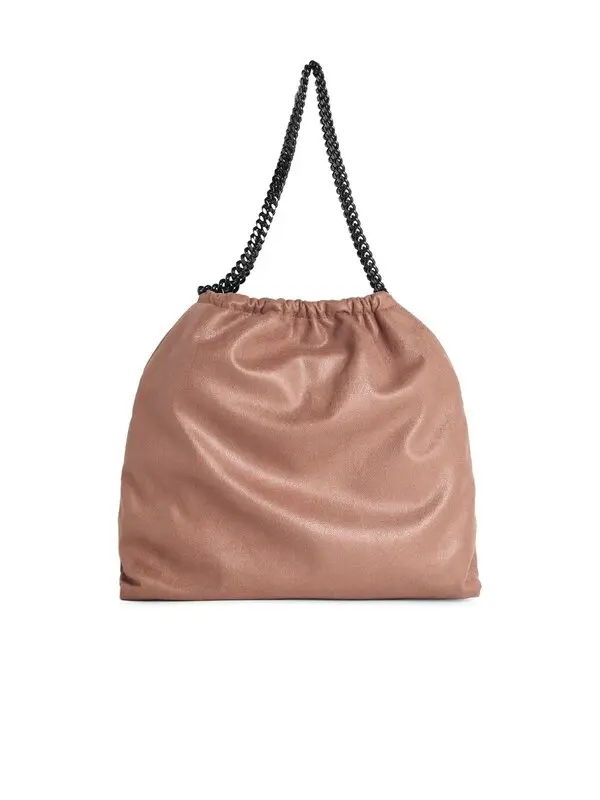 Stella McCartney Falabella Shoulder Bag With Drawstring - Brown