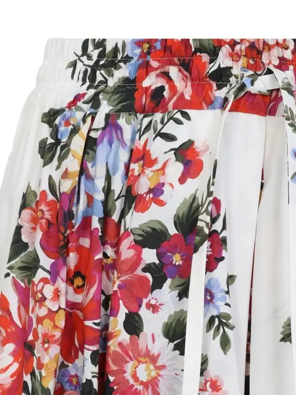 Dolce & Gabbana Floral Print Cotton Skirt - Multicolor