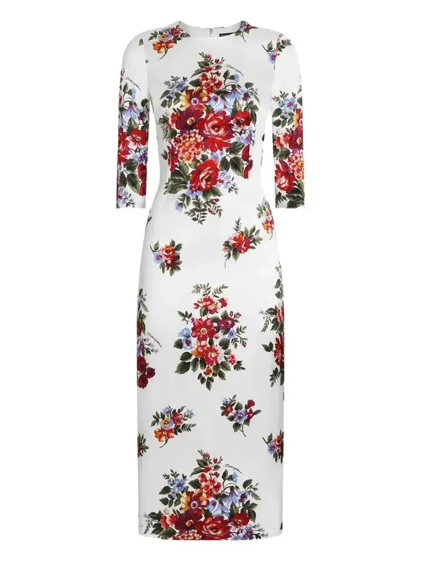 Dolce & Gabbana Printed Viscose Dress - Multicolor