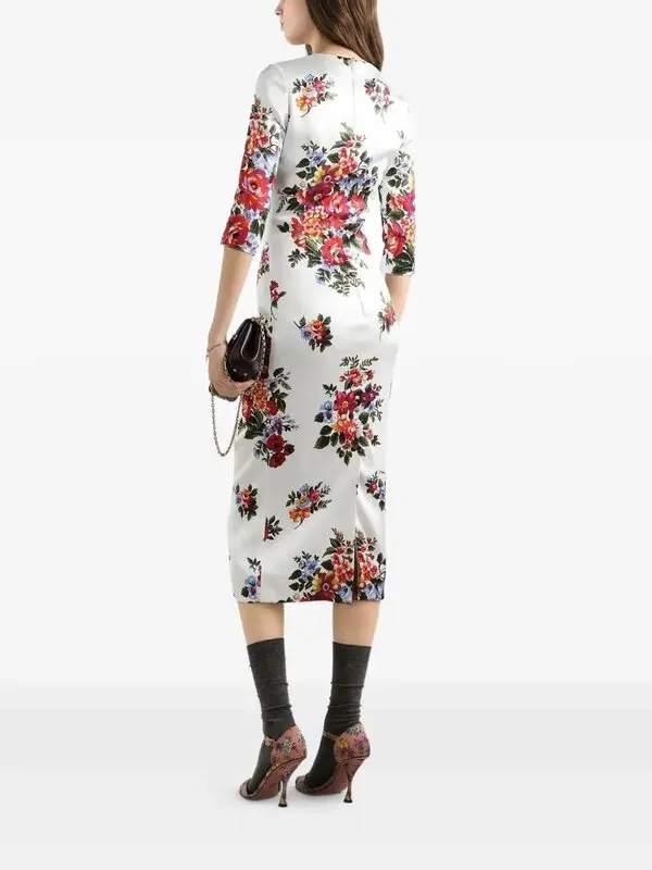 Dolce & Gabbana Printed Viscose Dress - Multicolor