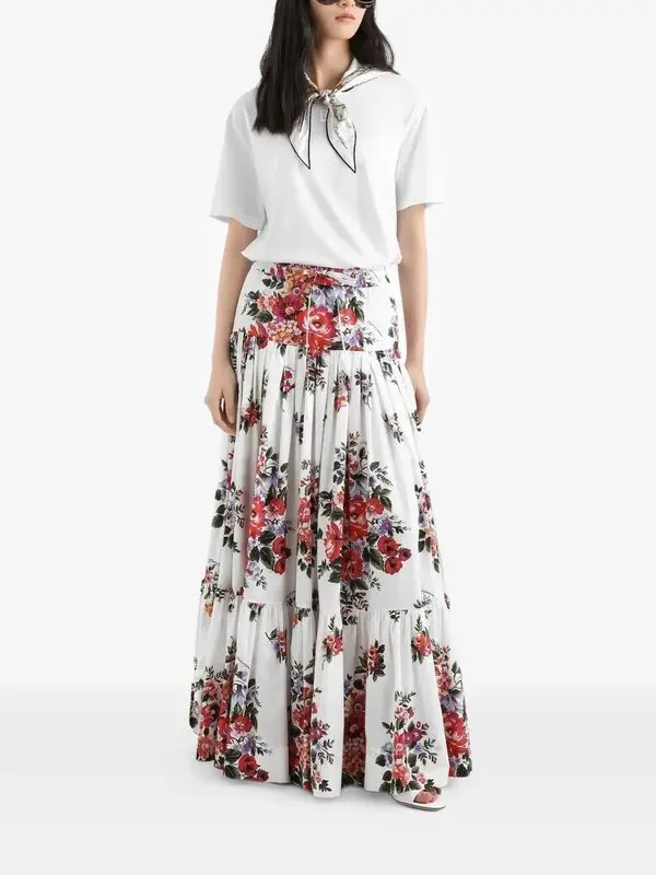 Dolce & Gabbana Short Sleeve T-shirt With Scarf Detail