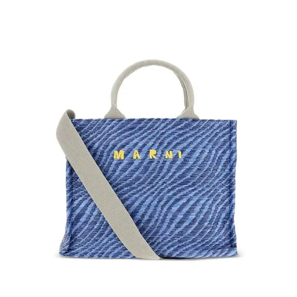 Marni Tote Bag With Top Handles And Shoulder Strap