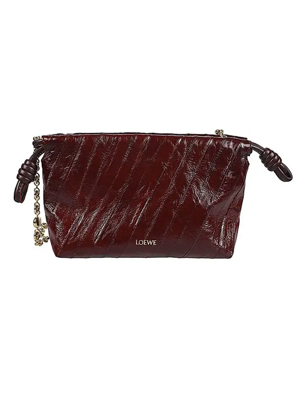 Loewe Flamenco Leather Mini Clutch