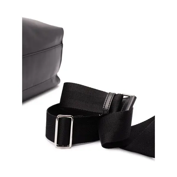 Fendi Calf Leather Shoulder Bag - Black