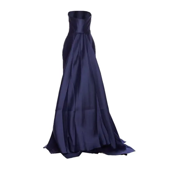 Solace London Imani Maxi Dress - Blue