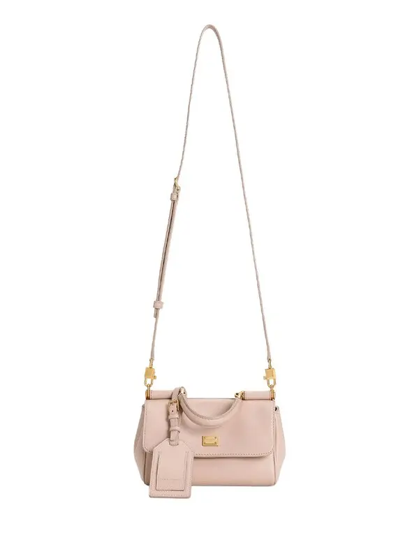 Dolce & Gabbana My Sicily Handbag In Plongé Leather - Multicolor