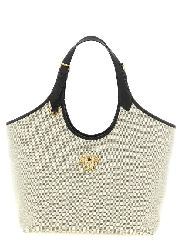 Versace La Medusa Shopping Bag - Cream