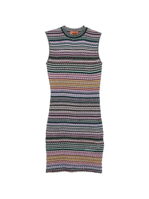 Missoni Sleeveless Mini Dress - Multicolor