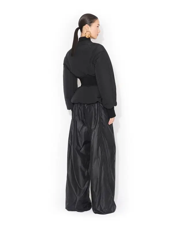 Alaïa Peplum Bomber Jacket