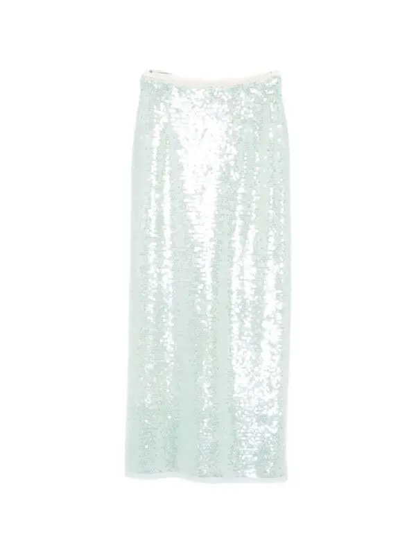 FORTE_FORTE Sequined Midi Skirt - Multicolor
