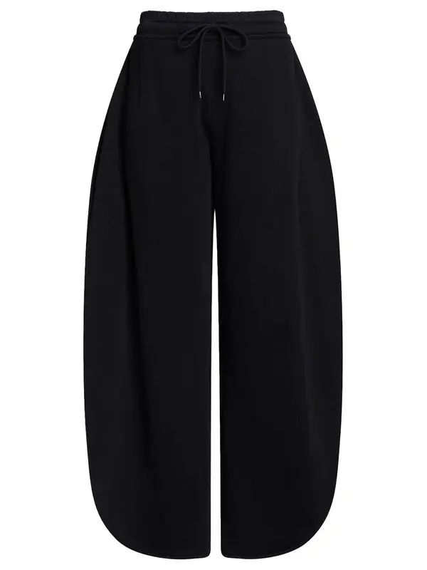 Alaïa Petal Fleece Joggers With Slit