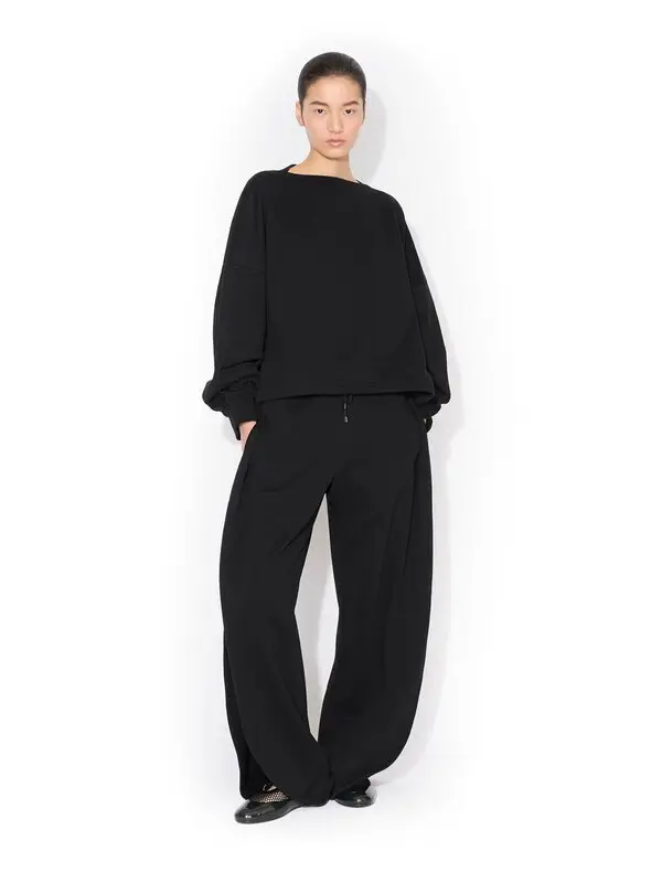 Alaïa Petal Fleece Joggers With Slit