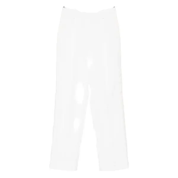 Victoria Beckham Straight Leg Trousers - Cream