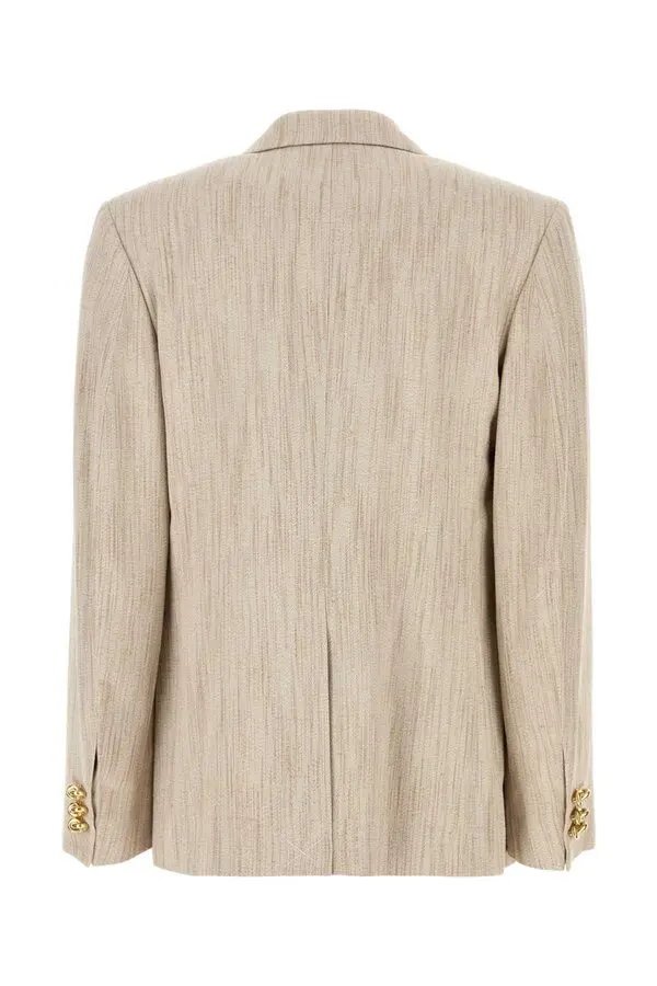 Bottega Veneta Melange Sand Blazer