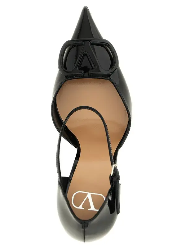 Valentino Garavani D'orsay Patent Leather Pumps With T-strap
