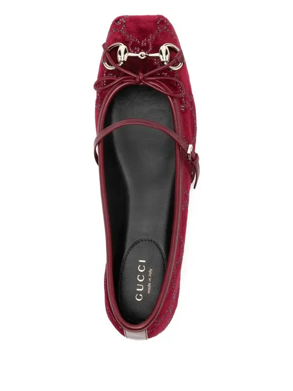 Gucci Horsebit Ballet Flats - Multicolor