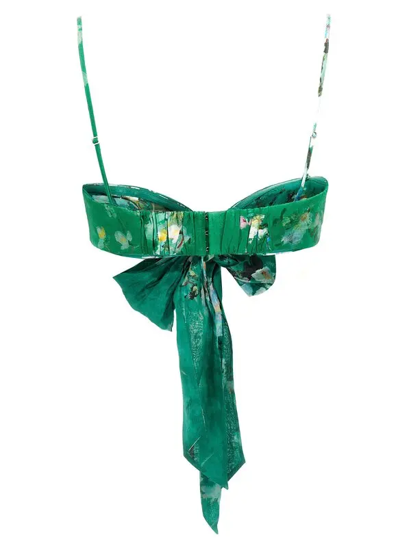 Zimmermann Bralette 'everley Draped Bow