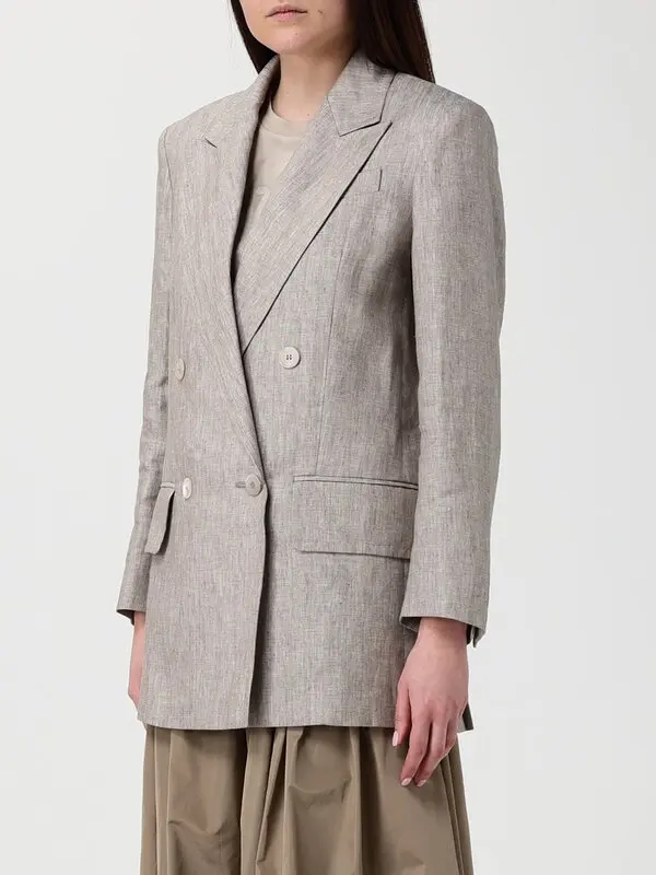 Max Mara Double-breasted Blazer - Gray