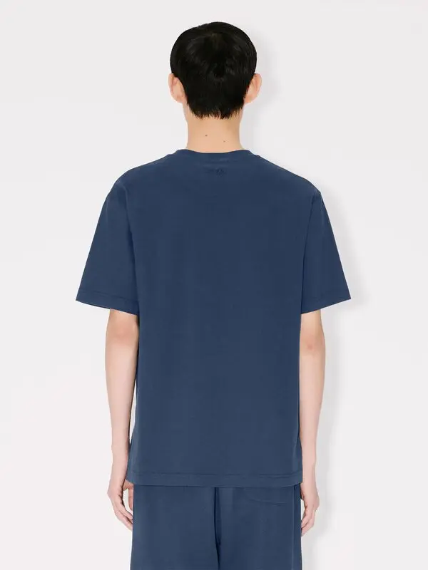 Kenzo Boke Flower` Embroidered Cotton T-shirt - Blue
