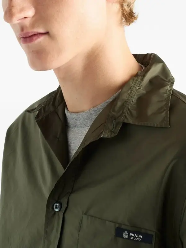 Prada Re-nylon Classic Fit Shirt
