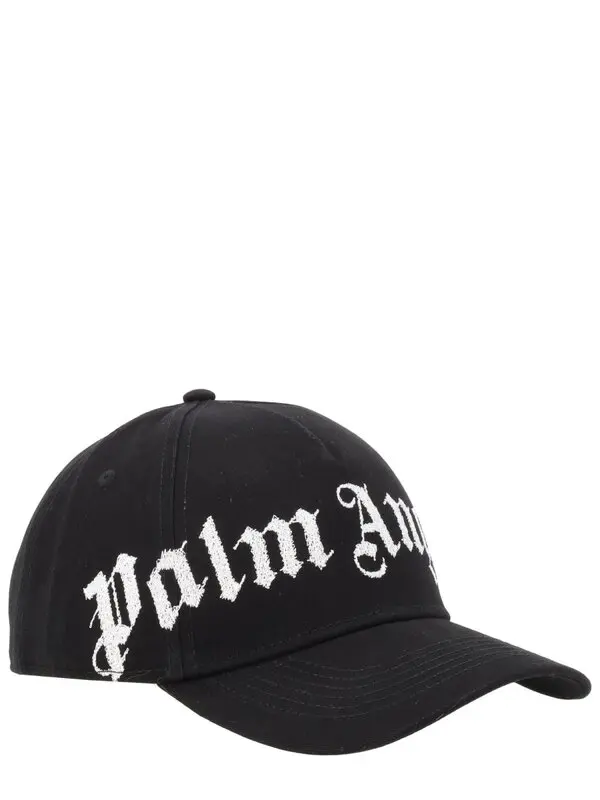 Palm Angels Overlogo Baseball Cap - Black