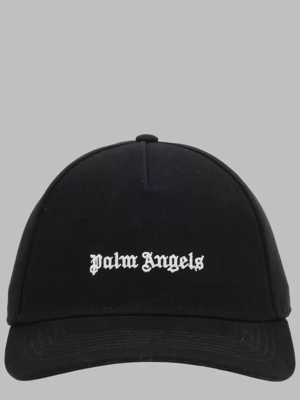 Palm Angels Overlogo Baseball Cap - Black