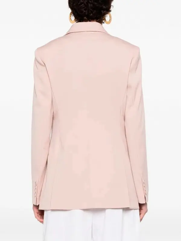 Max Mara Double-breasted Wool Jacket - Multicolor