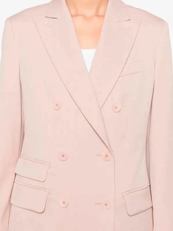 Max Mara Double-breasted Wool Jacket - Multicolor