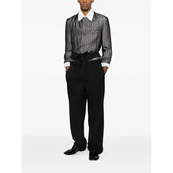 MAISON MARGIELA Wool Pleated Trousers