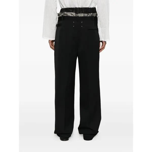 MAISON MARGIELA Wool Pleated Trousers