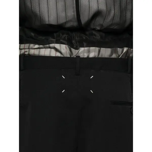 MAISON MARGIELA Wool Pleated Trousers