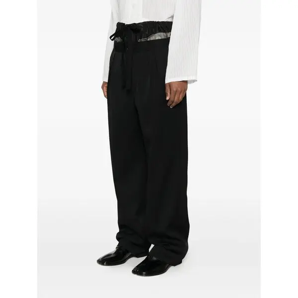 MAISON MARGIELA Wool Pleated Trousers
