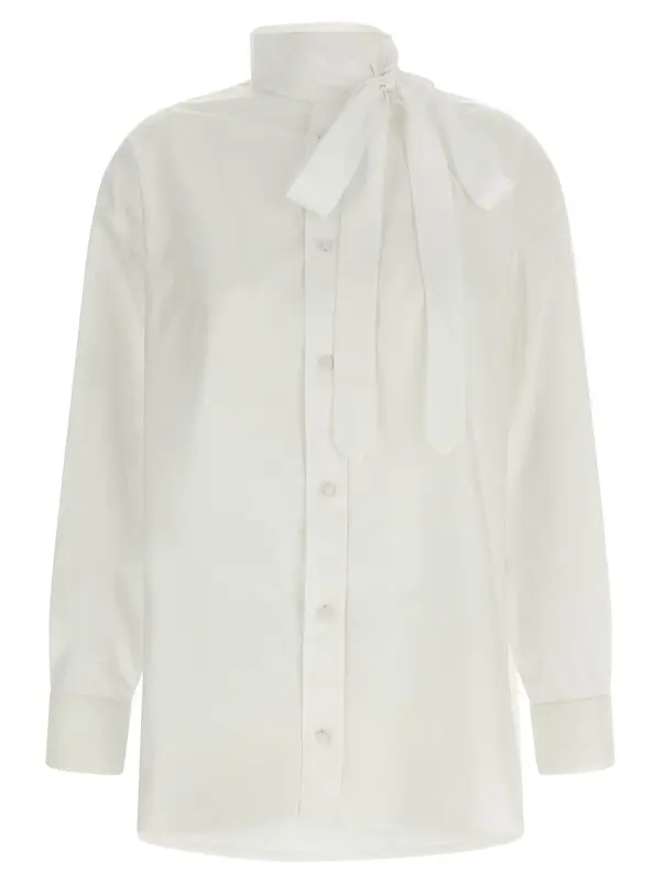 Kenzo Lavallière Collar Shirt - White
