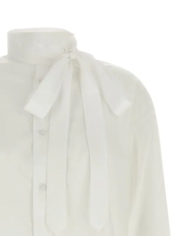 Kenzo Lavallière Collar Shirt - White