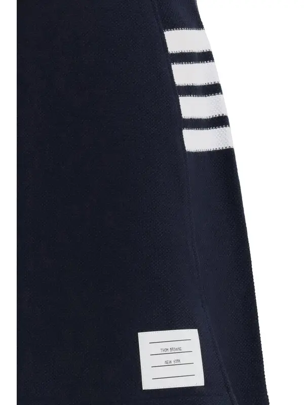 Thom Browne 4-bar Piqué Mini Skirt - Blue