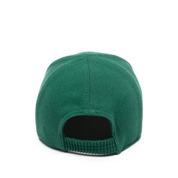 Miu Miu Embroidered Logo Baseball Cap - Green