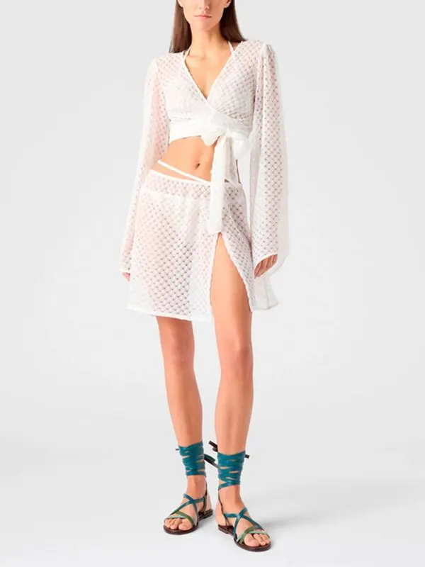 Missoni Striped Wrap Top
