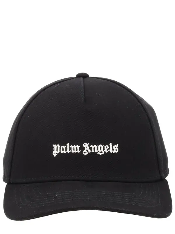 Palm Angels Overlogo Baseball Cap - Black