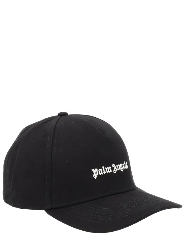 Palm Angels Overlogo Baseball Cap - Black