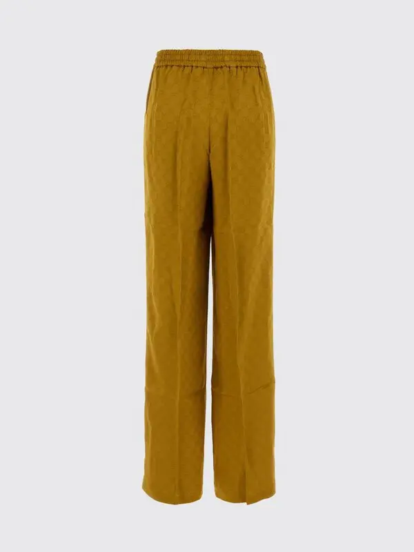 Gucci Beige Monogram Knit Pants - Cream