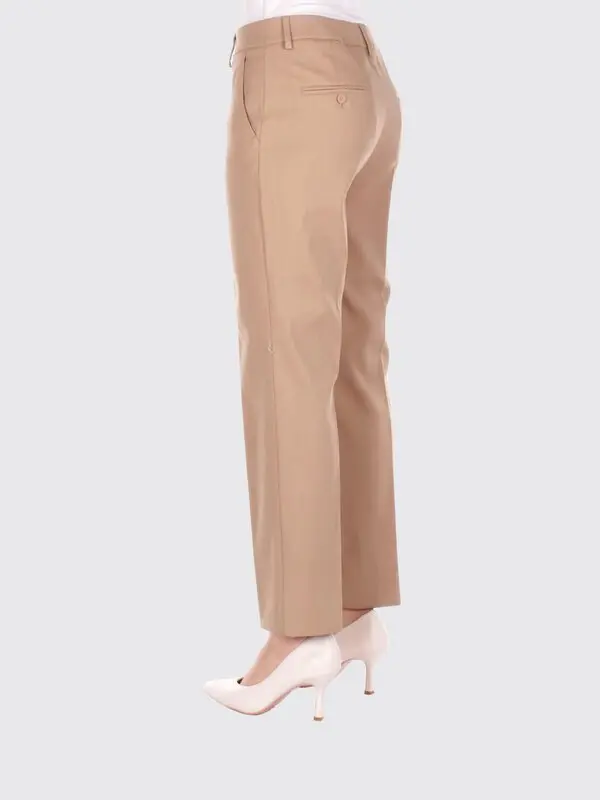 Max Mara Tailored Cotton Blend Trousers - Brown