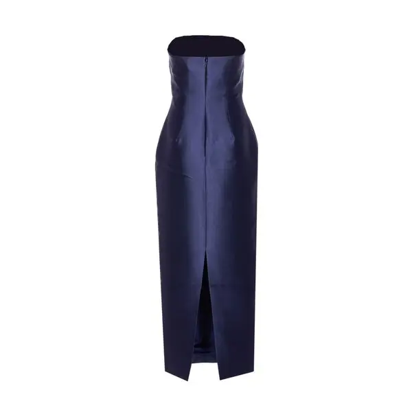 Solace London Renee Midaxi Dress - Blue
